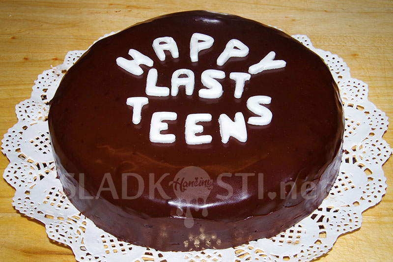 Pařížský dort „HAPPY LAST TEENS“ – mamarecepty